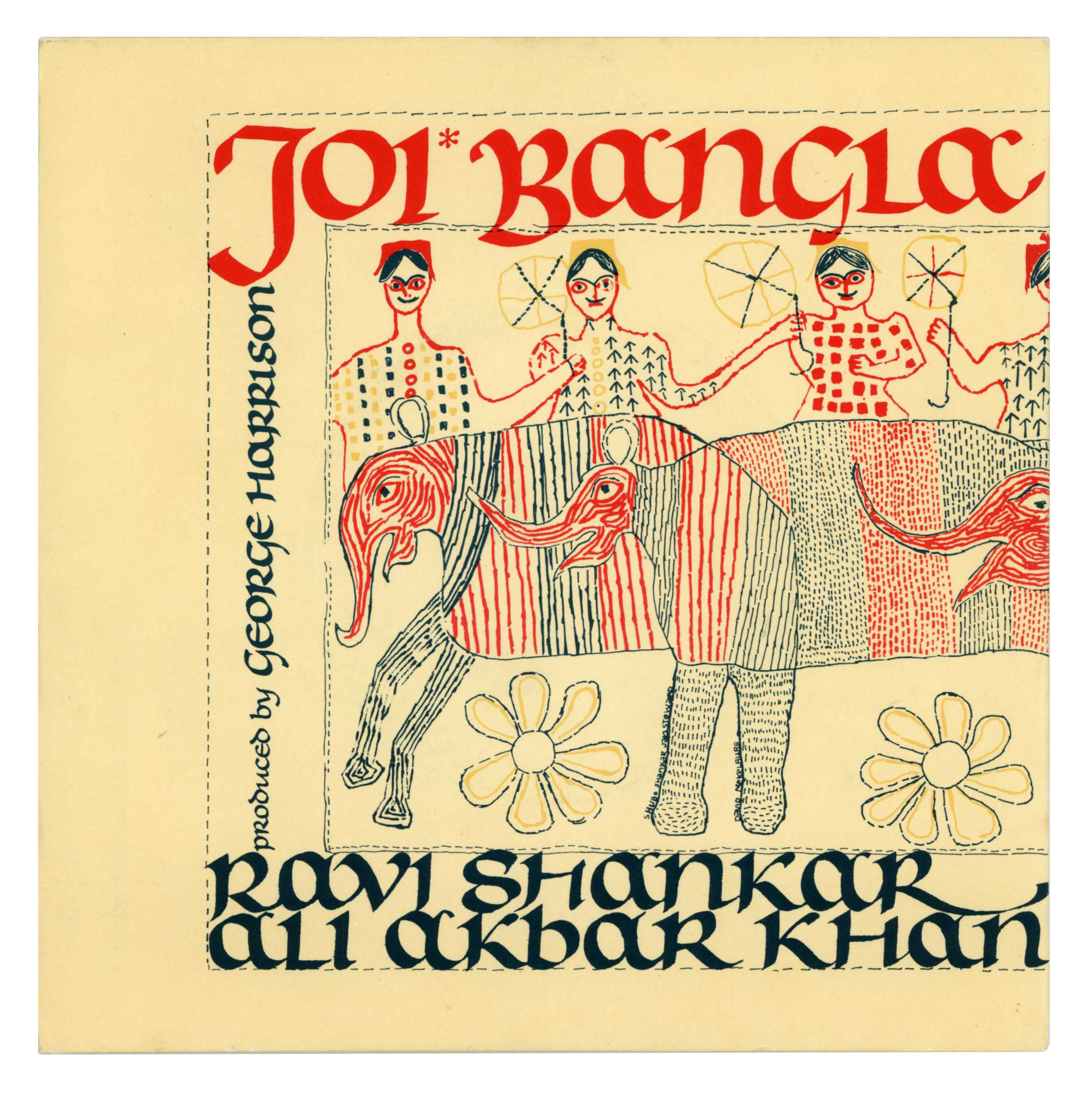 Lot 173 - Ravi Shankar 1971 Joi Bangla Apple Demo EP