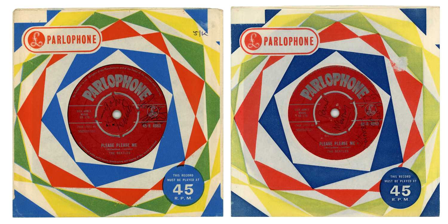 Lot 195 - The Beatles 1963 Autographed Please Please