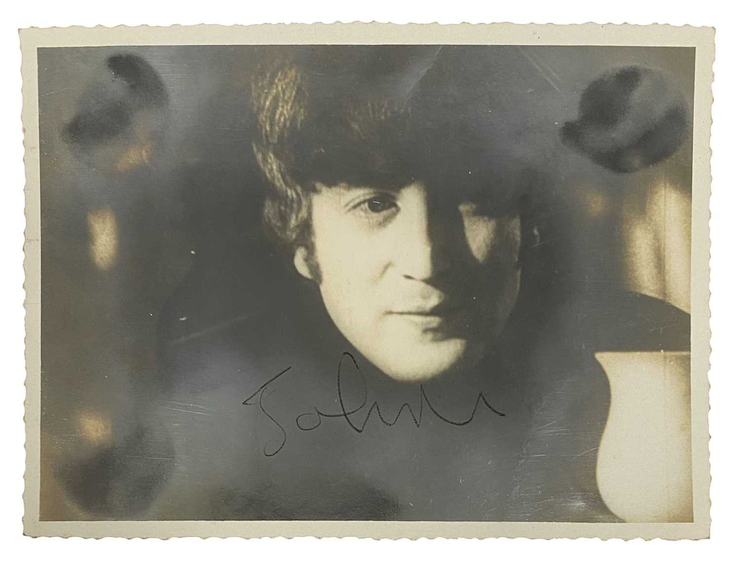 Lot 190 - John Lennon Autographed Photograph Lizzie