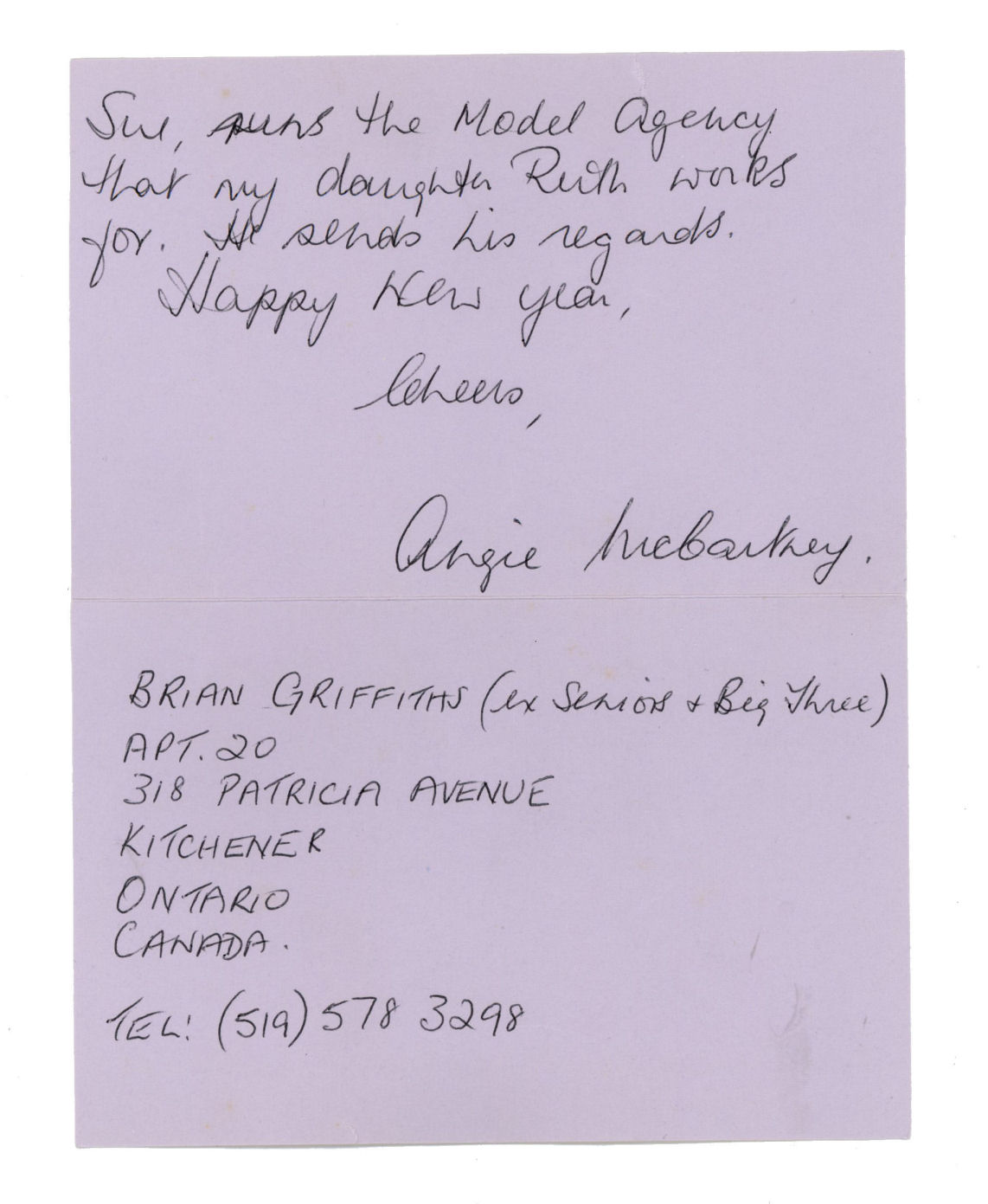 Lot 236 - Angie McCartney Paul’s Stepmother